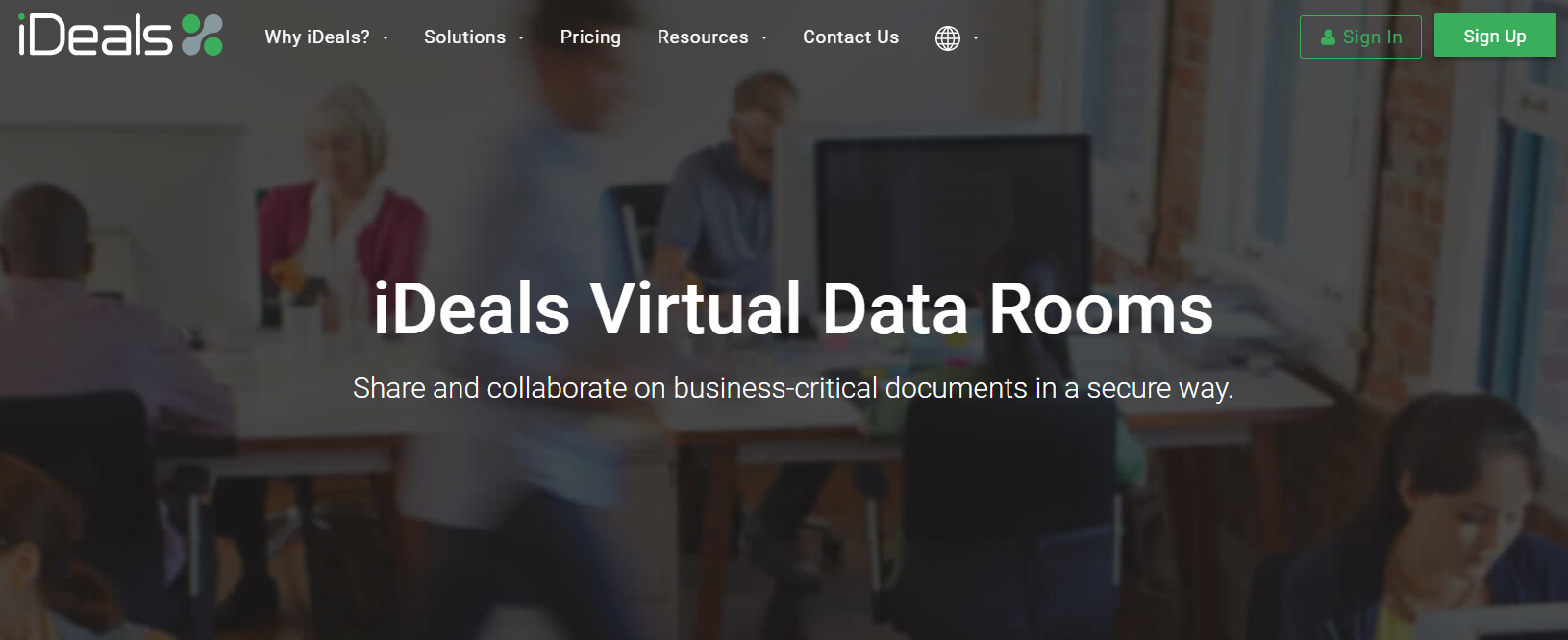 iDeals Virtual Data Room - DocullyVDR